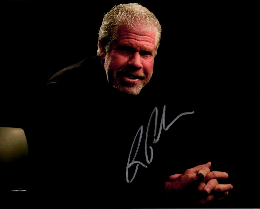 Ron Perlman Autograph Signed Photo Signature With COA - Etsy