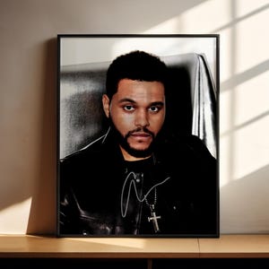 The Weeknd Autograph Signed Poster Authentic Signature With COA - Etsy
