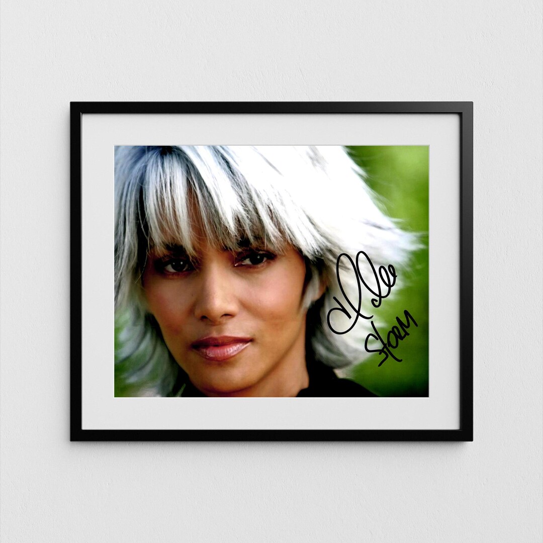 Halle Berry Autograph X-men Signed Poster Storm Authentic Signature ...