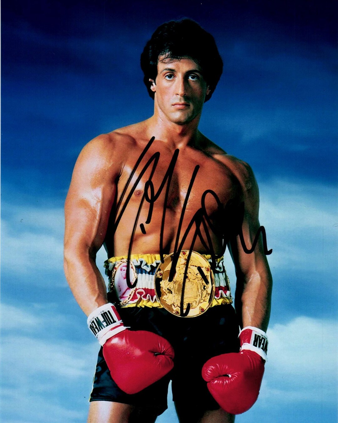 Sylvester Stallone Autograph Signed Photo Signature With COA - Etsy