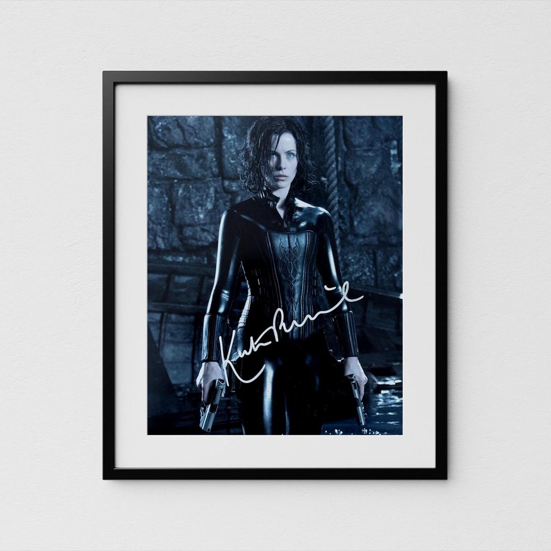 Kate Beckinsale Autograph Underworld Signed Poster Authentic Selene ...