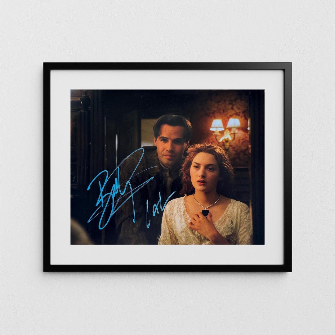 Billy Zane Autograph Titanic Signed Poster Cal Authentic Signature With ...