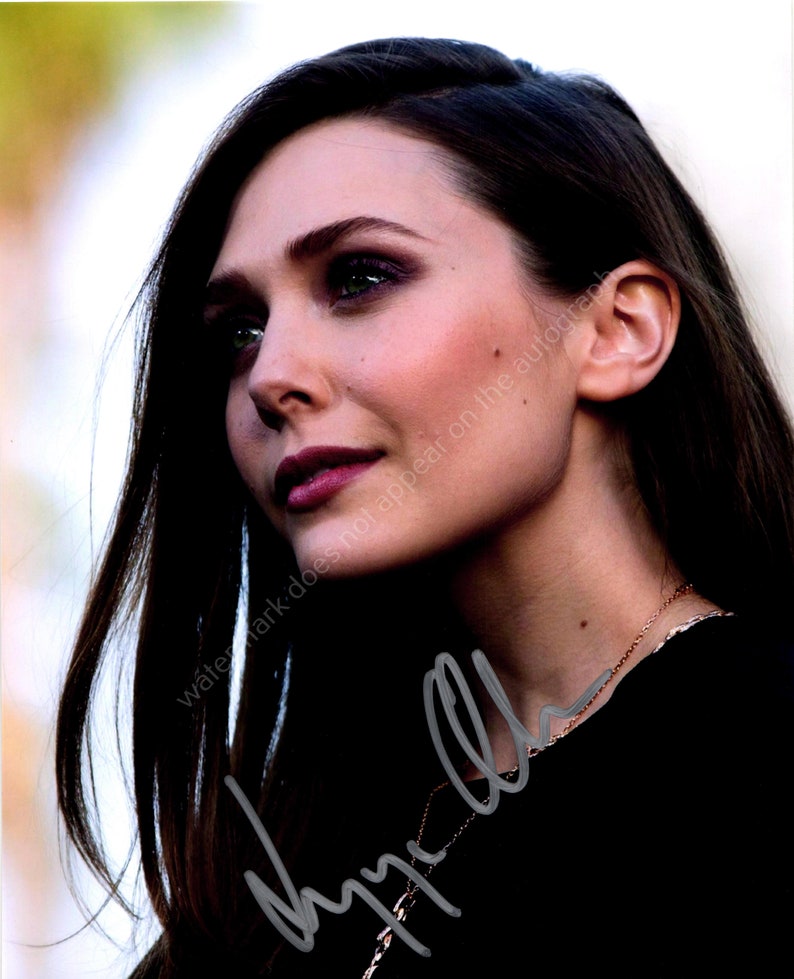 Elizabeth Olsen Autograph Avengers Endgame Doctor Strange - Etsy