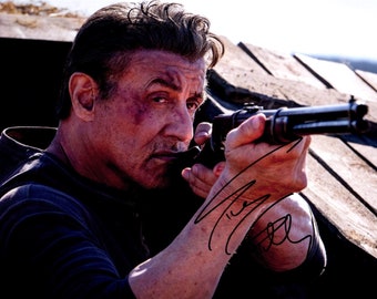 Rambo, Sylvester Stallone, Signed Autograph Photo - Etsy