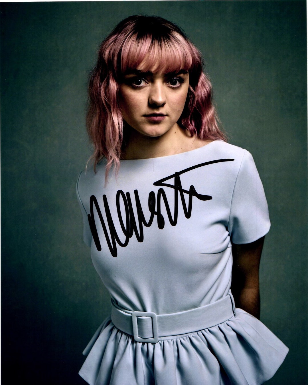 MAISIE WILLIAMS Autograph Signed Photo Signature With COA - Etsy