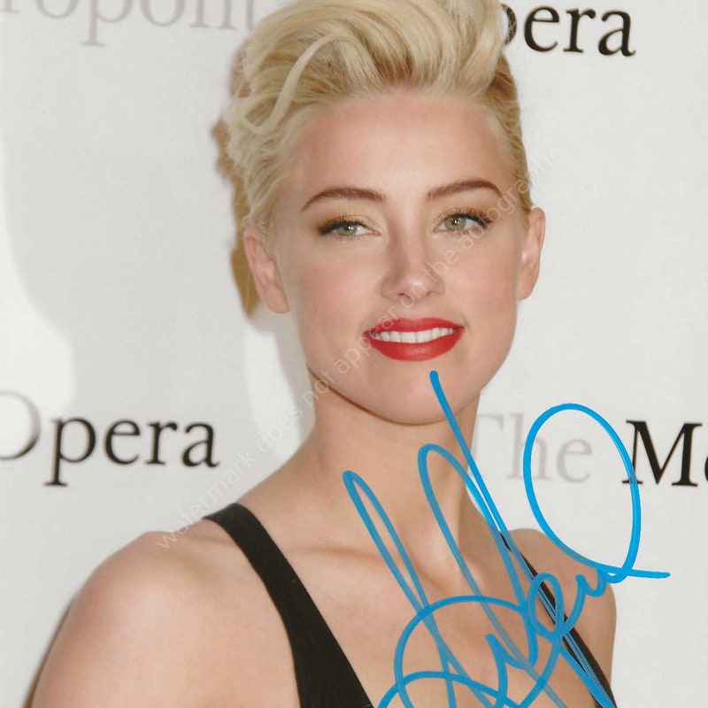 Amber Heard Autograph - Etsy