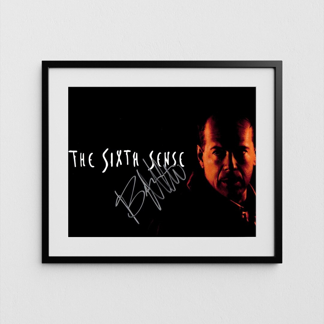 Bruce Willis Autograph the Sixth Sense Signed Poster Authentic ...
