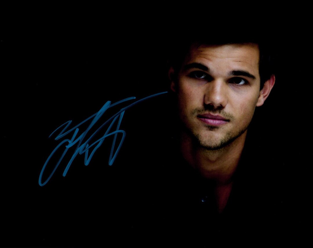 Taylor Lautner Autograph | Twilight | Grown Ups | Signed Photo ...