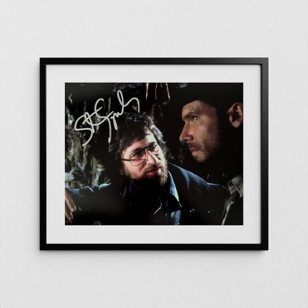 Steven Spielberg Autograph Indiana Jones Signed Poster Authentic ...