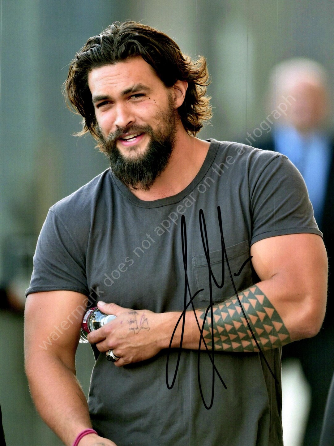 JASON MOMOA Autograph Signed Photo 6x8 Signature With COA - Etsy