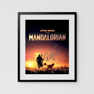 Pedro Pascal Autograph Star Wars Signed Mandalorian Poster Authentic ...