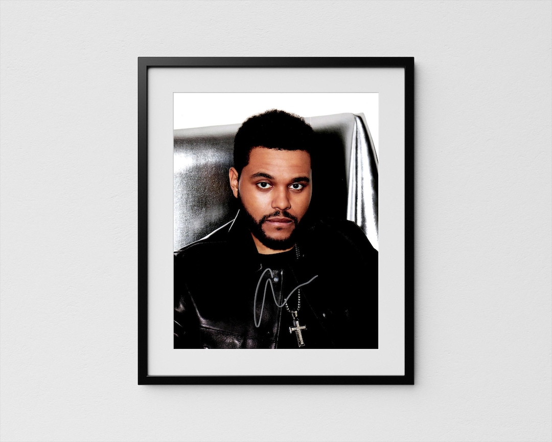 The Weeknd Autograph Signed Poster Authentic Signature With COA - Etsy