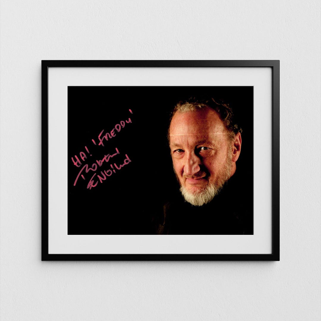 Robert Englund Autograph Freddy Krueger Signed Poster Authentic ...