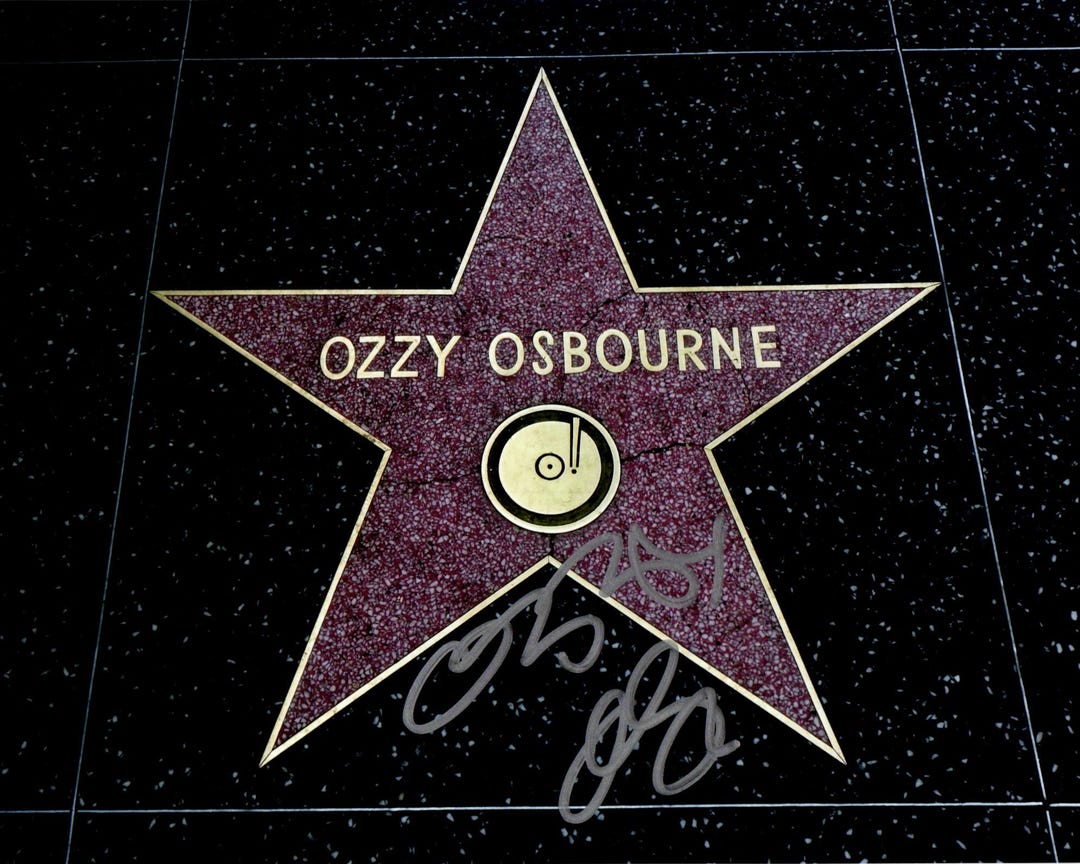 Ozzy Osbourne Autograph Black Sabbath Signed Photo Signature With COA ...