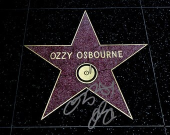 Ozzy Osbourne Autograph Black Sabbath Signed Photo Signature With COA ...