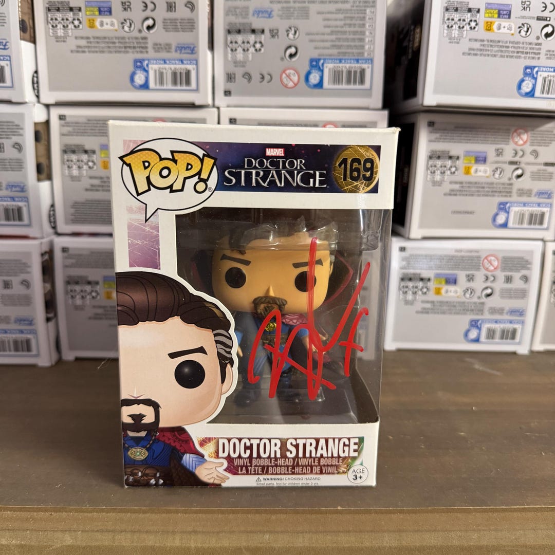 Doctor Strange Signed Funko Pop Autograph Benedict Cumberbatch ...