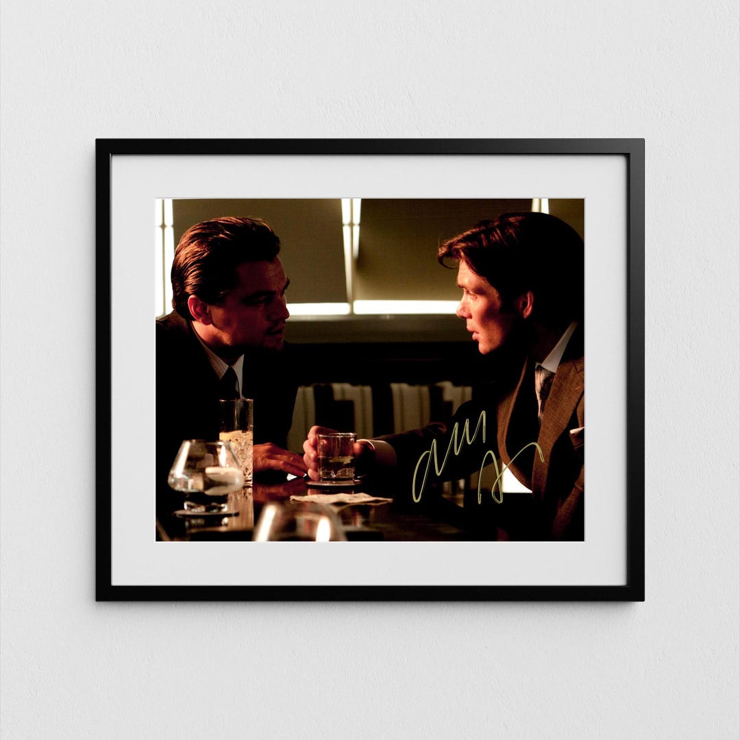 Cillian Murphy Autograph Inception Signed Poster Authentic Signature ...