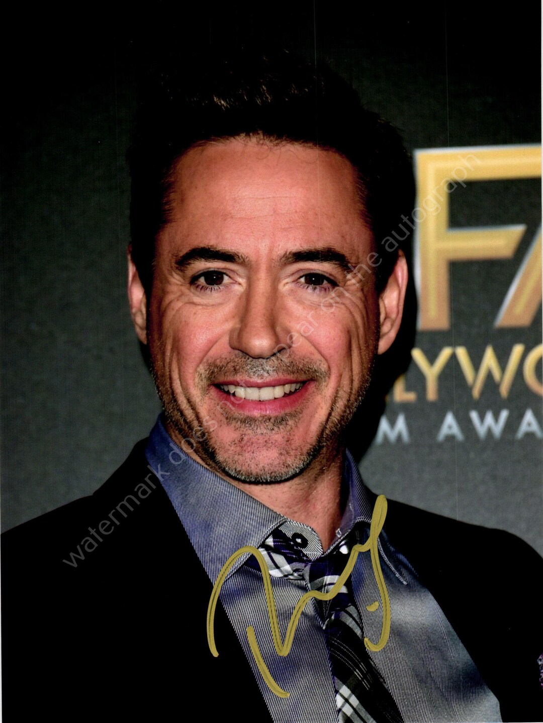 Robert Downey Jr Autograph Avengers Iron Man Signed Photo 6x8 Signature ...