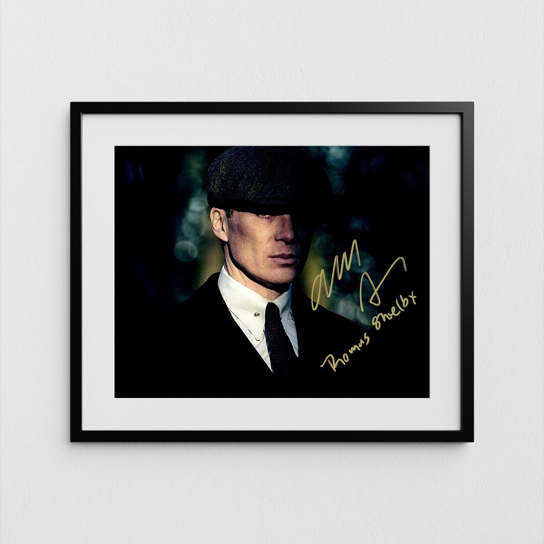Cillian Murphy Autograph Peaky Blinders Signed Poster Thomas Shelby ...
