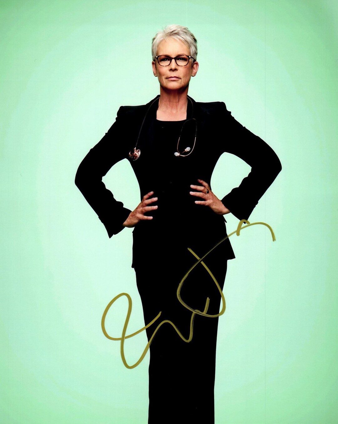 Jamie Lee Curtis Autograph Signed Photo 8x10 Signature With - Etsy