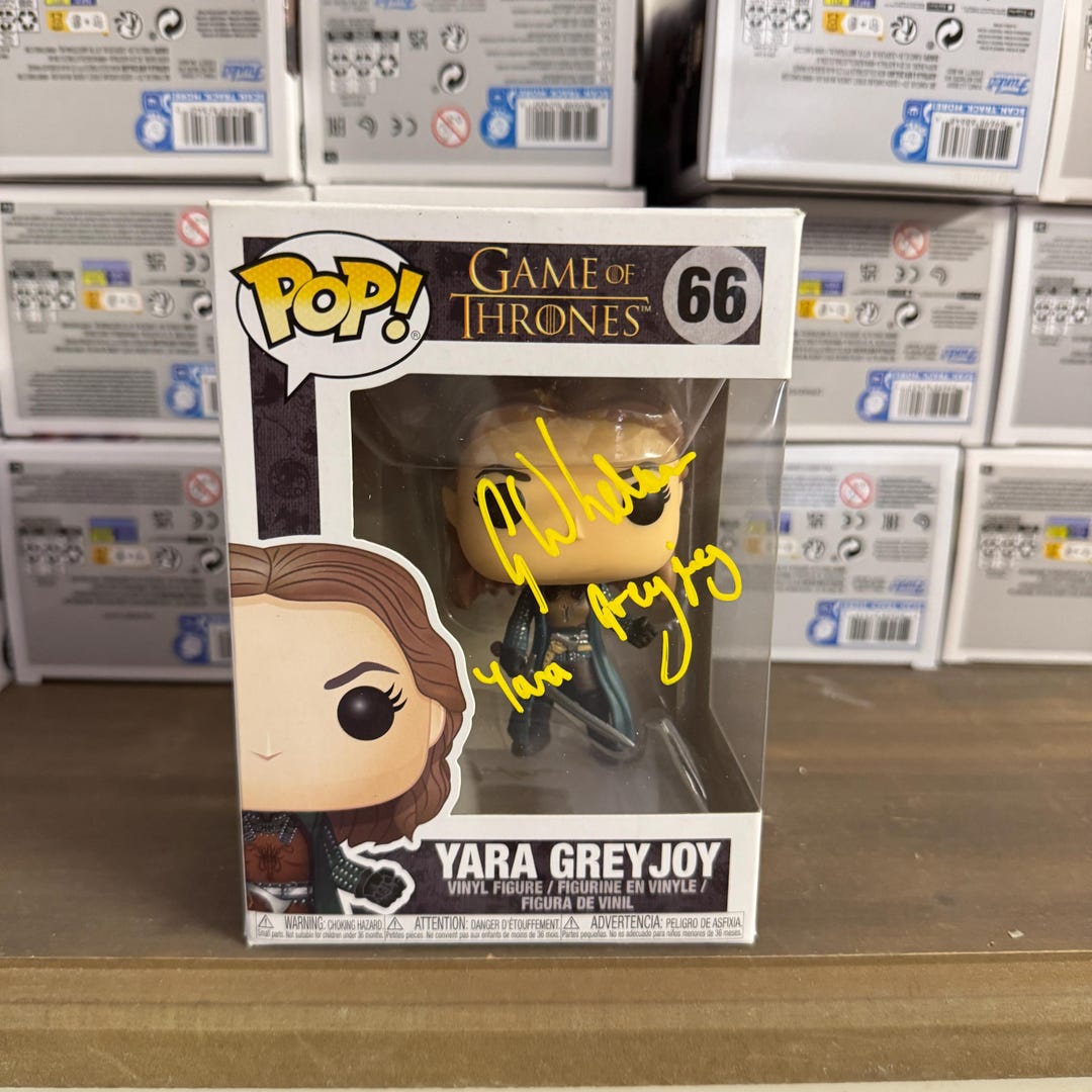 Gemma Whelan Signed Funko Pop Game of Thrones Yara Greyjoy Autograph ...