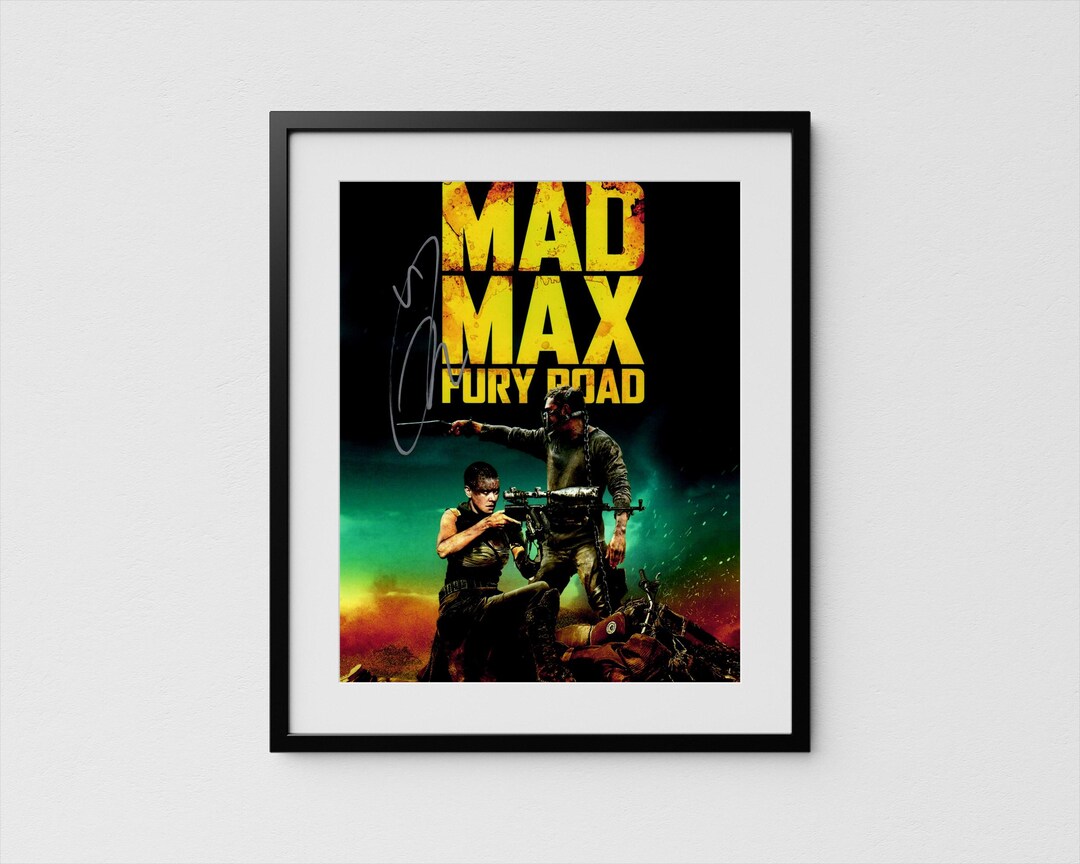 Tom Hardy Autograph Mad Max Signed Poster Authentic Signature With COA ...