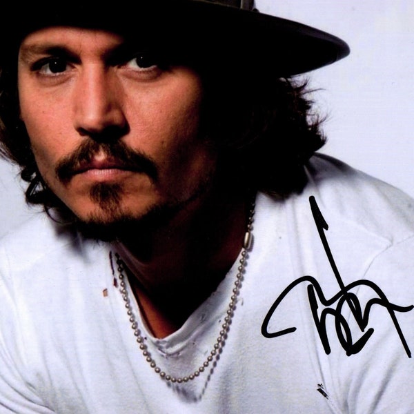 Johnny Depp Autograph Photo - Etsy