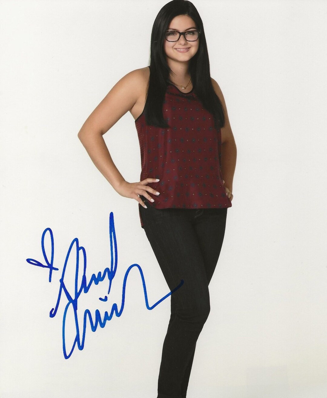 Ariel Winter Autograph Signed Photo Signature With COA - Etsy