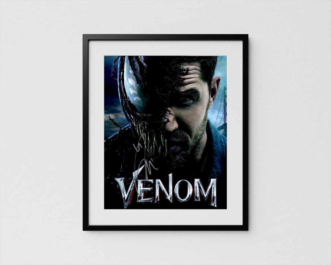 Tom Hardy Autograph Venom Signed Poster Authentic Signature With COA - Etsy