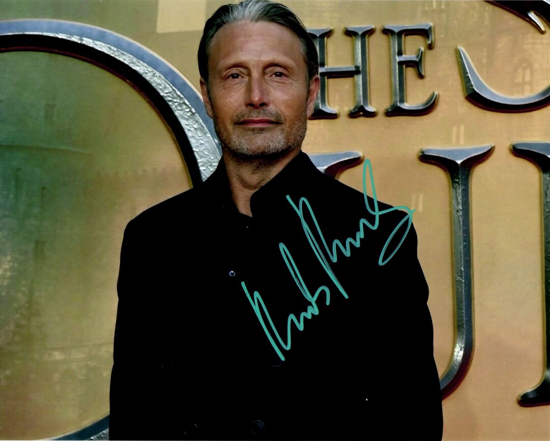 Mads Mikkelsen Autograph Hannibal Star Wars Rogue One Signed Photo ...