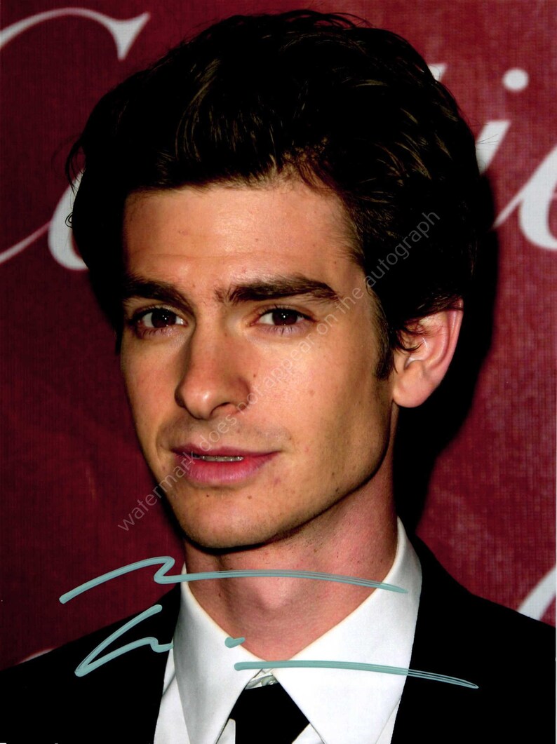 ANDREW GARFIELD Autograph Signed Photo 6x8 Signature With COA - Etsy