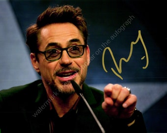 Robert Downey Jr Signed - Etsy