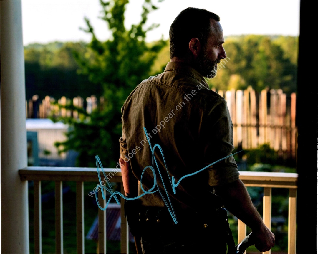 ANDREW LINCOLN Autograph Signed Photo Signature With COA - Etsy