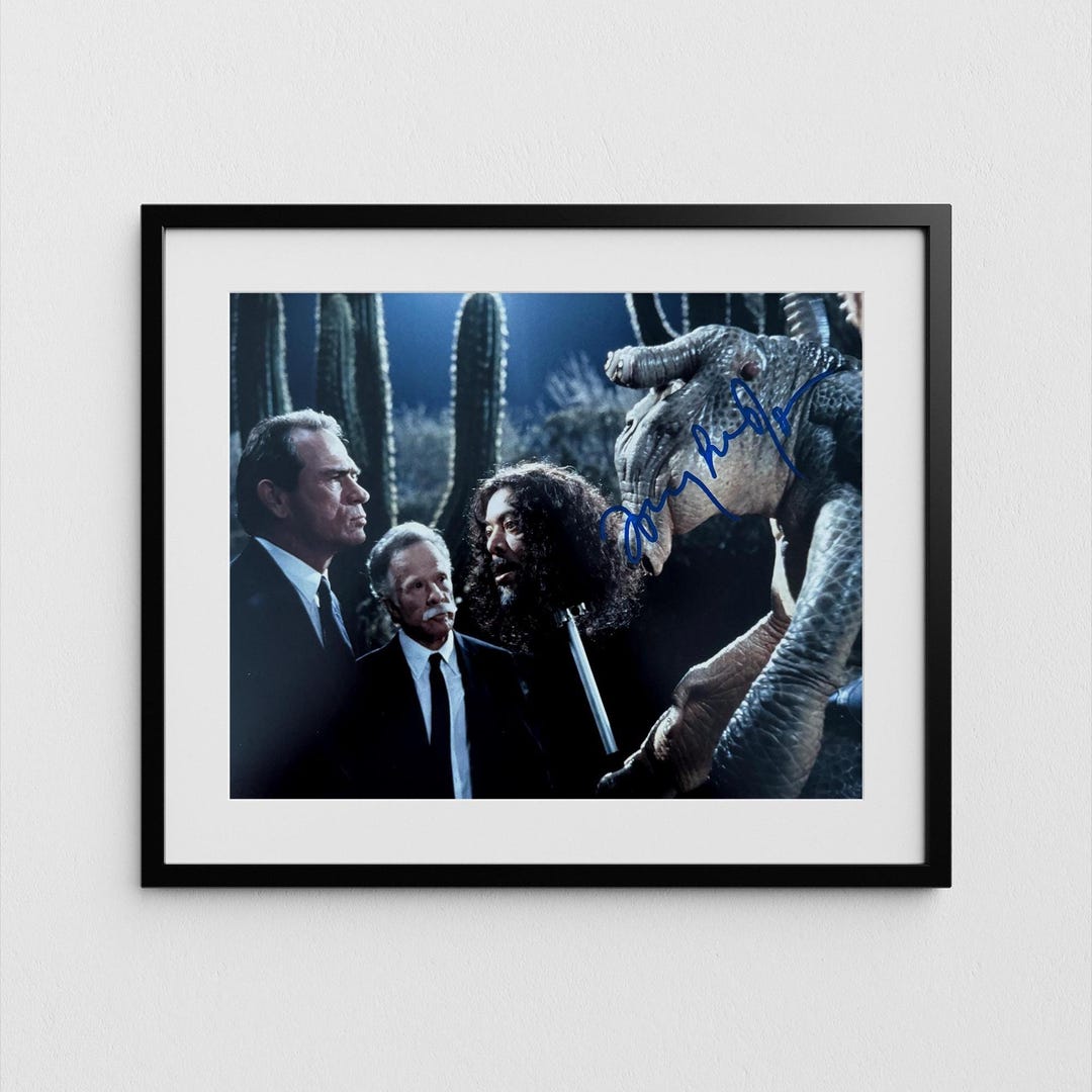 Tommy Lee Jones Autograph Men in Black Signed Poster Authentic ...