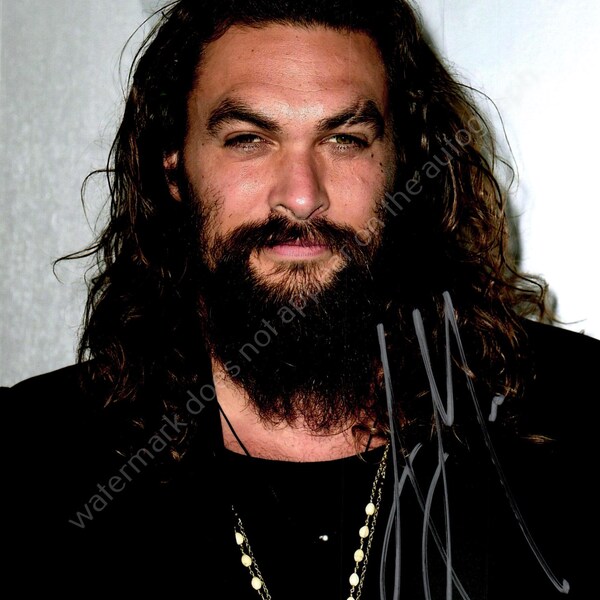 Jason Momoa Photo Autograph - Etsy