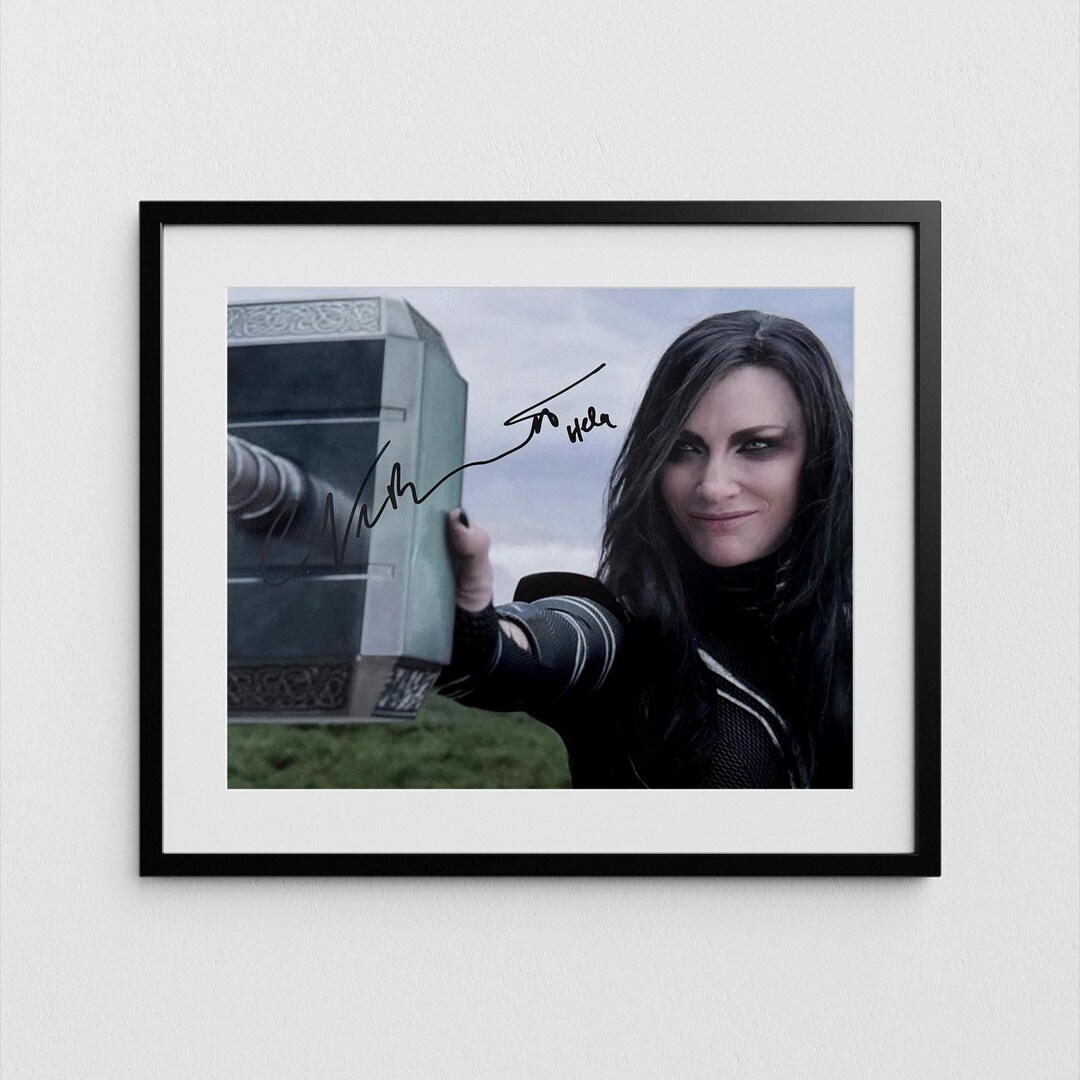 Cate Blanchett Autograph Thor Ragnarok Signed Poster Hela Authentic ...