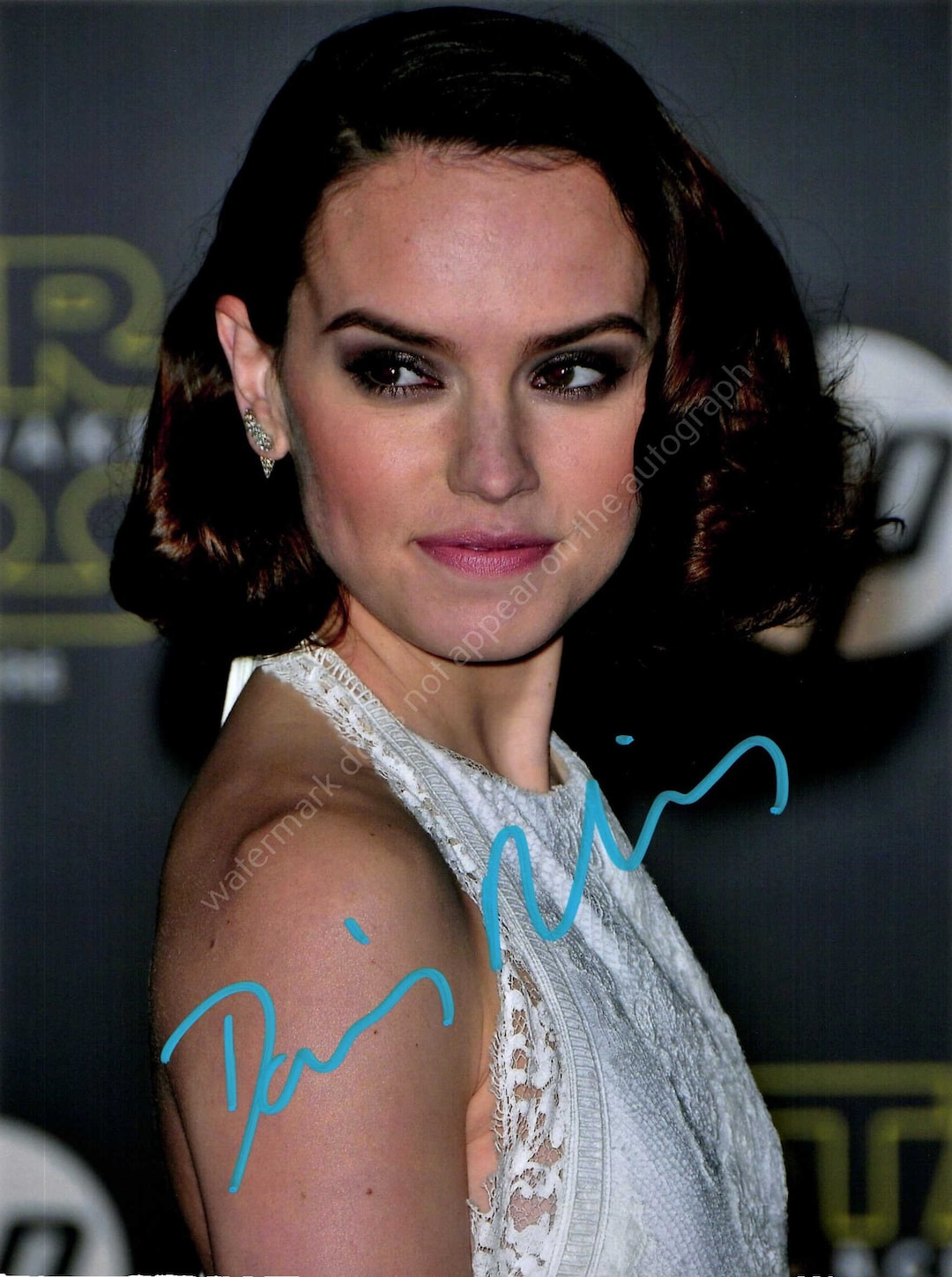 Daisy Ridley Autograph Star Wars Chaos Walking Signed Photo 6x8 ...
