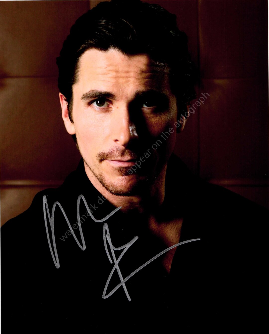 CHRISTIAN BALE Autograph Signed Photo Signature With COA - Etsy