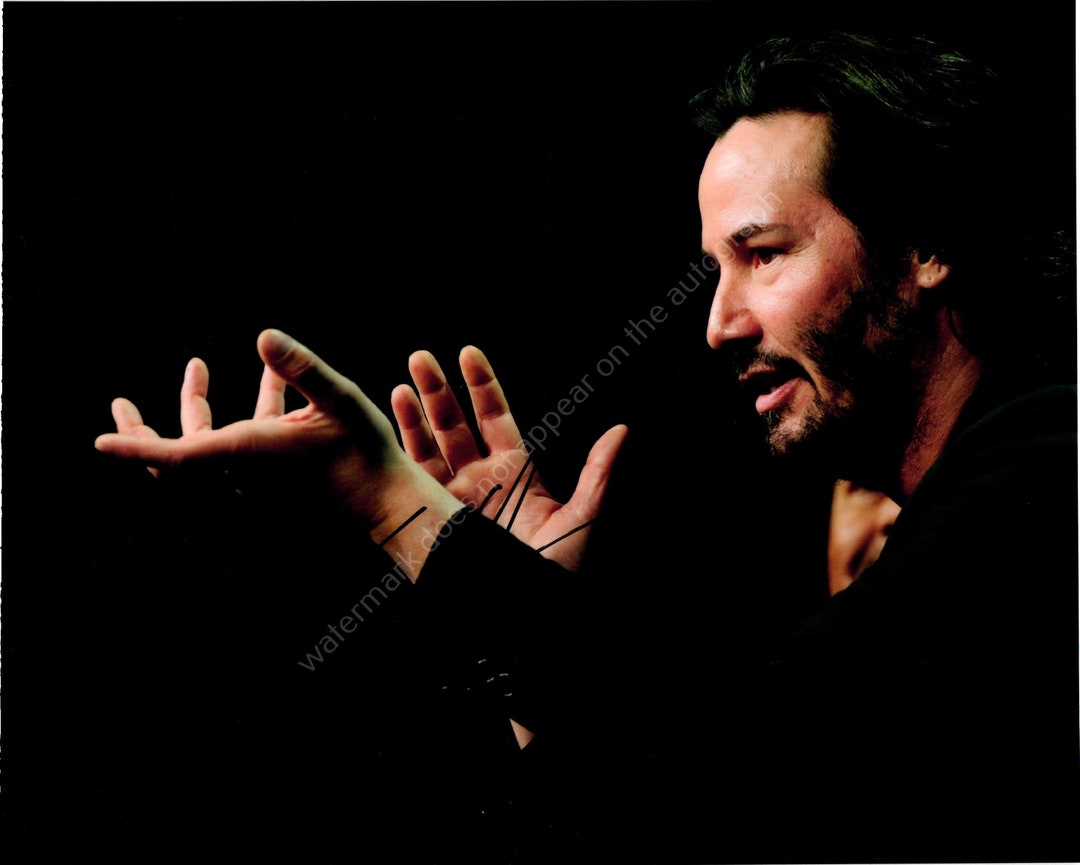 KEANU REEVES Autograph John Wick Signed Photo Signature With COA - Etsy