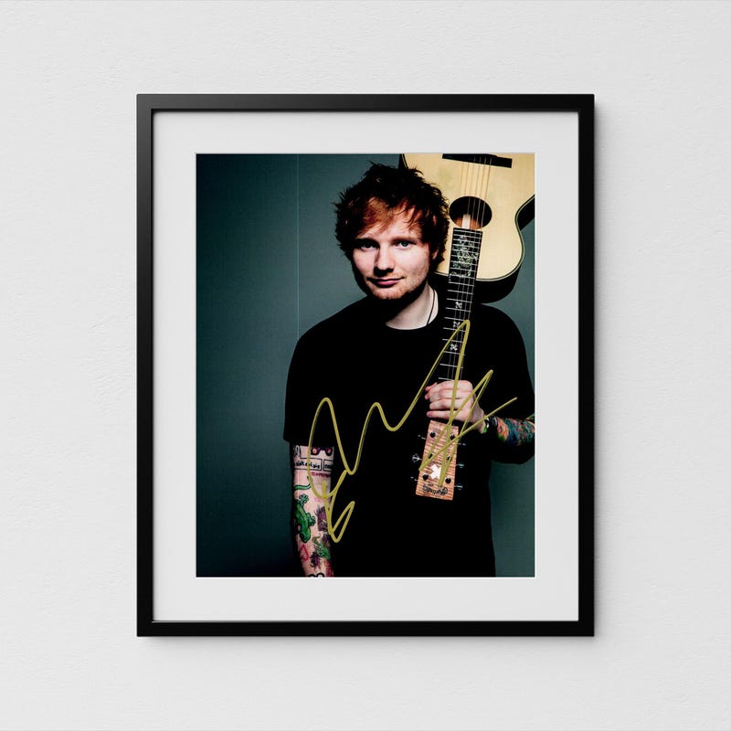 Ed Sheeran Autograph - Etsy