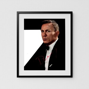 Daniel Craig Autograph James Bond Signed Poster No Time to Die ...