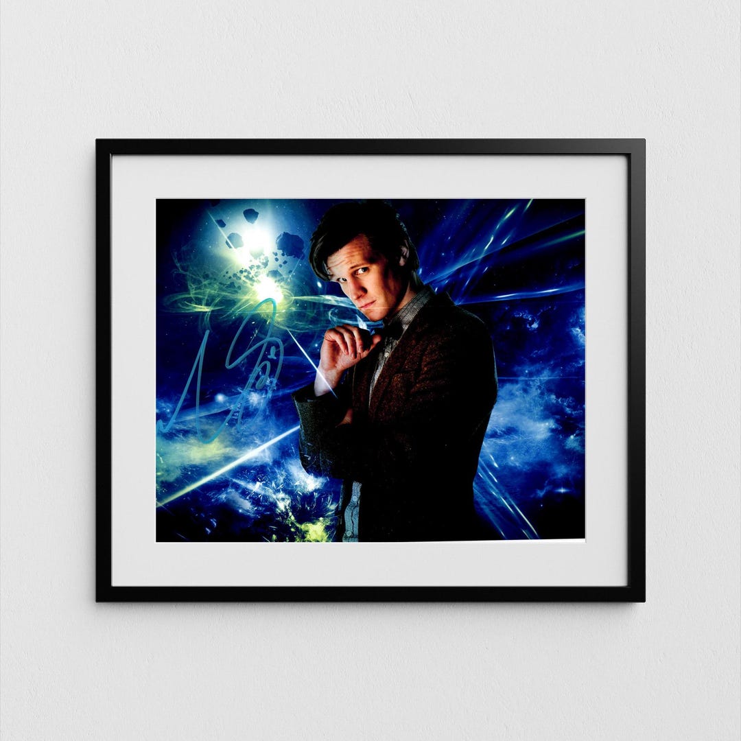 Matt Smith Autograph Doctor Who Signed Poster Authentic Signature With ...