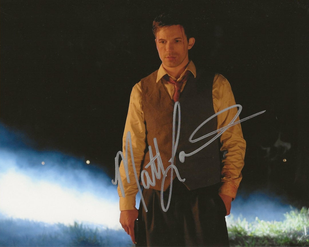 Matt Lanter Autograph Signed Photo Signature With COA - Etsy