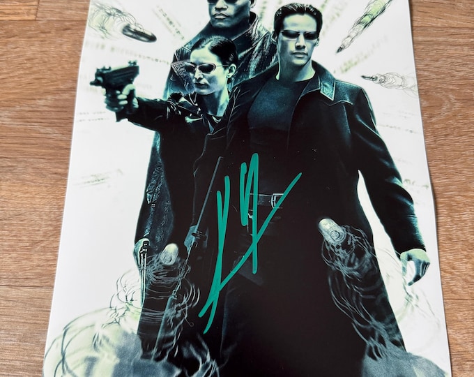Keanu Reeves Matrix Neo Autograph Authentic Signed Photo Signature With ...