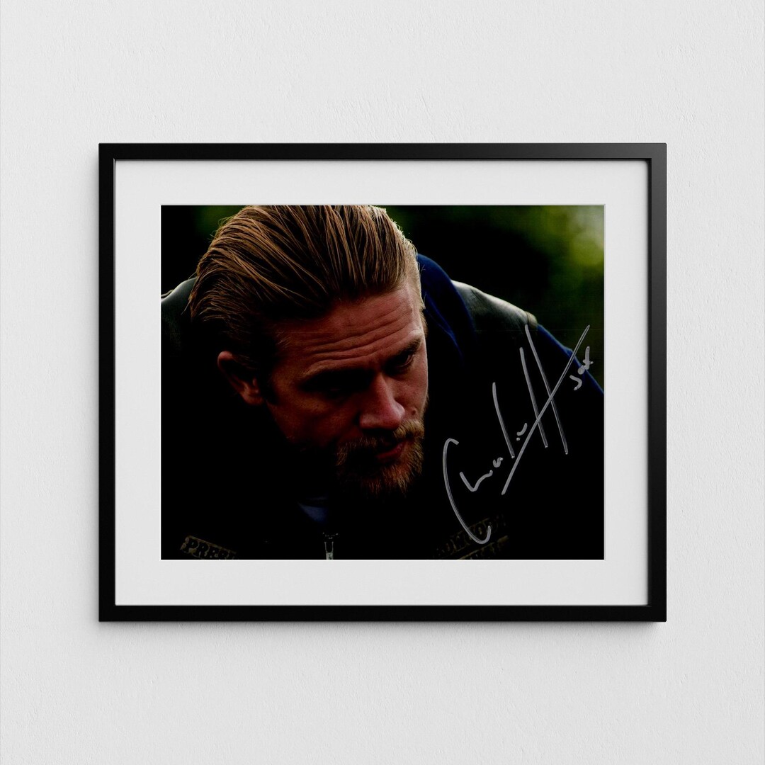 Charlie Hunnam Autograph Sons of Anarchy Signed Poster Authentic ...