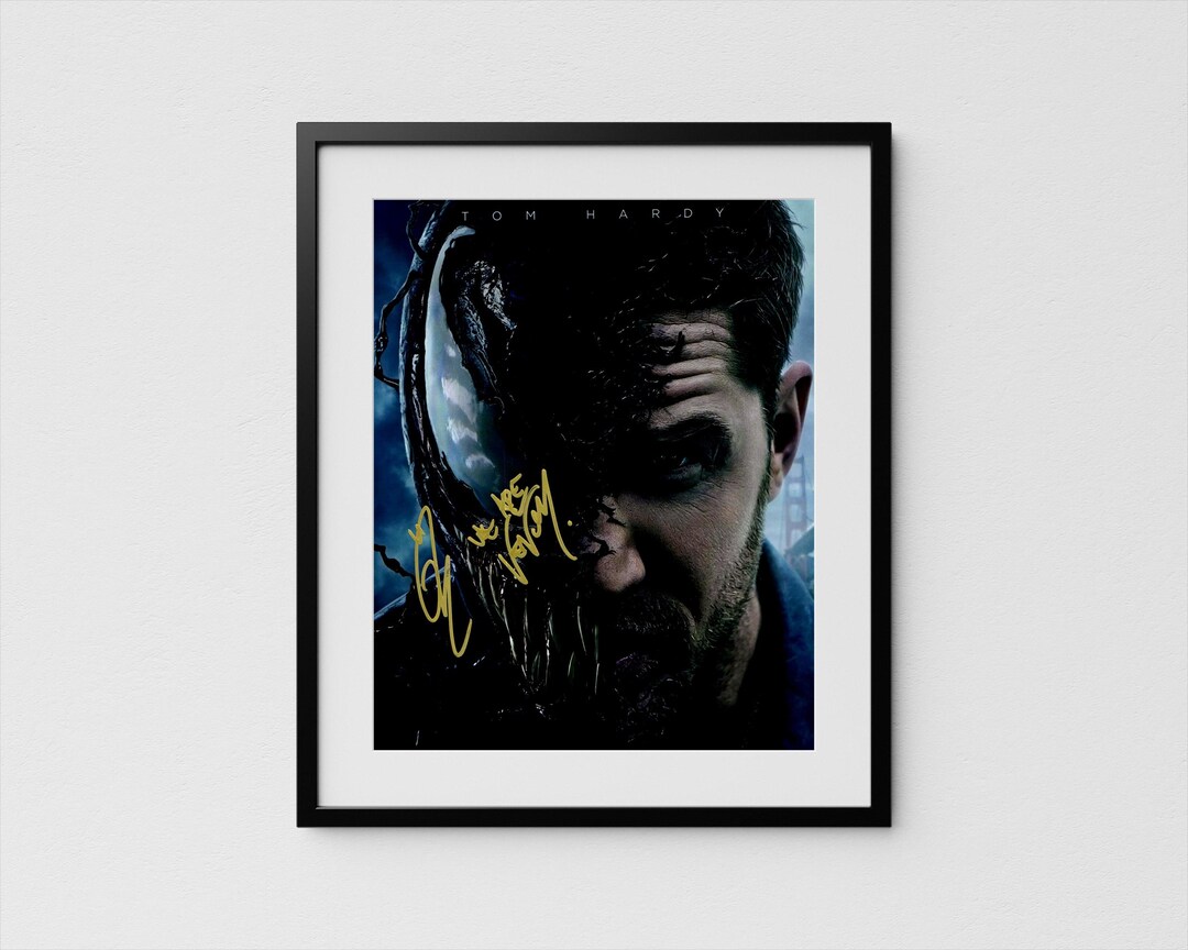 Tom Hardy Autograph Venom Signed Poster Authentic Signature With COA - Etsy