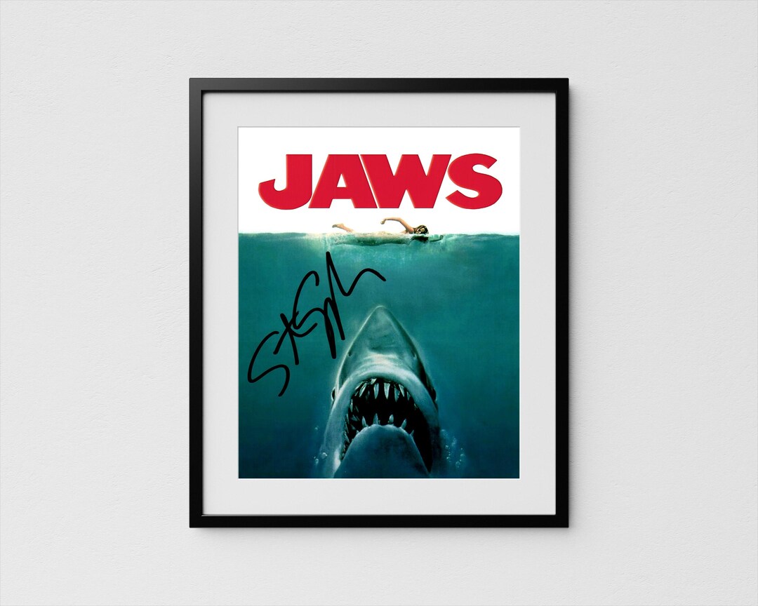Steven Spielberg Autograph Jaws Signed Poster Authentic Signature With COA - Etsy
