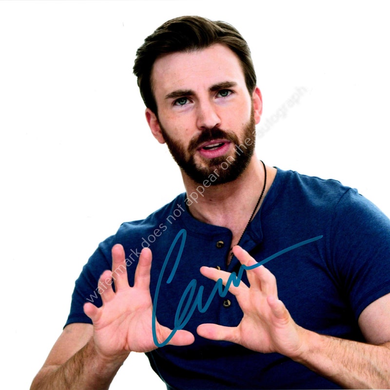 Chris Evans Signature - Etsy