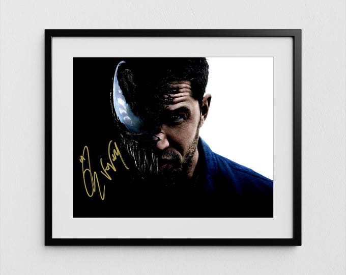 Tom Hardy Autograph Venom Signed Poster Authentic Signature With COA - Etsy