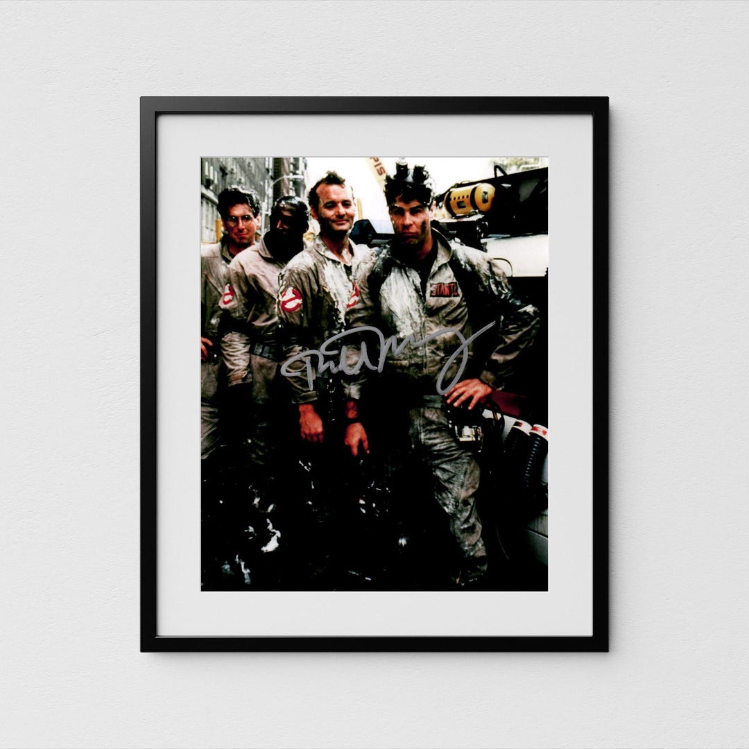 Bill Murray Autograph Ghostbuster Signed Peter Venkman Poster Authentic ...